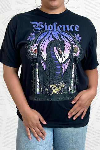 Violence T-Shirt | Fourth Wing Merch – Caffeineandcurses