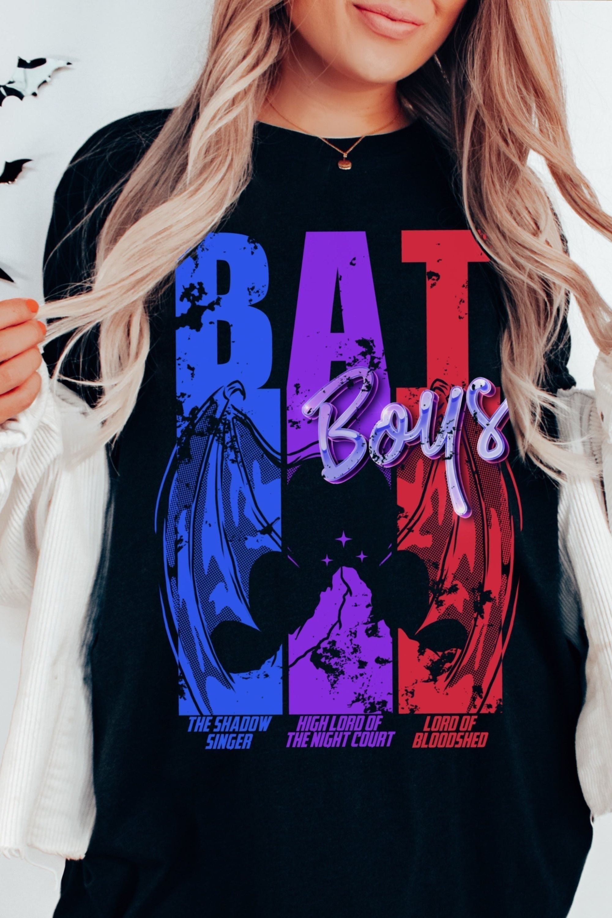 Bat Boys T-Shirt | ACOTAR Merch – Caffeineandcurses