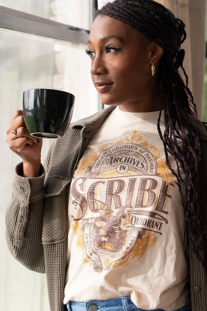 Scribe T-Shirt - Fourth Wing Merch – Caffeineandcurses