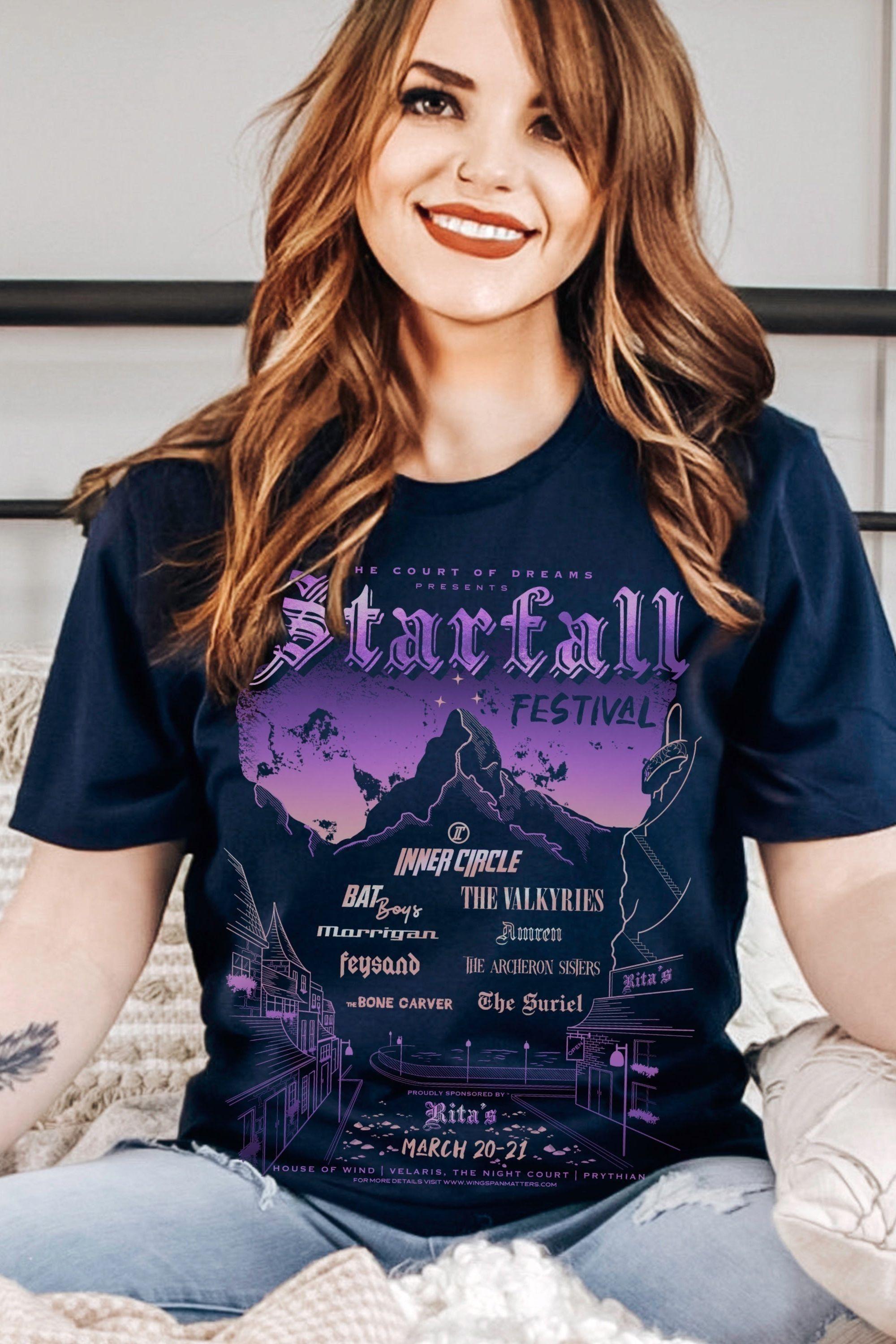 Starfall T-Shirt - ACOTAR Merch – Caffeineandcurses